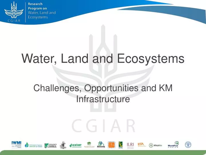 PPT - Water, Land and Ecosystems PowerPoint Presentation, free download ...