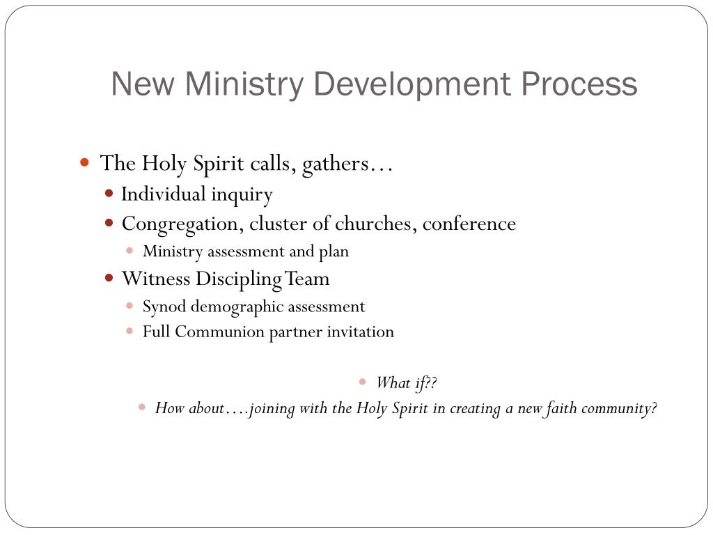 PPT - NEW AND RENEWING MINISTRIES PowerPoint Presentation, free ...