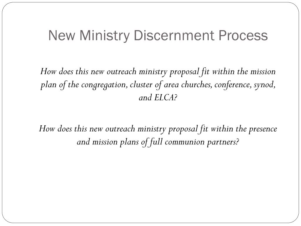 PPT - New Ministry Development & Renewal in Sierra Pacific Synod ...