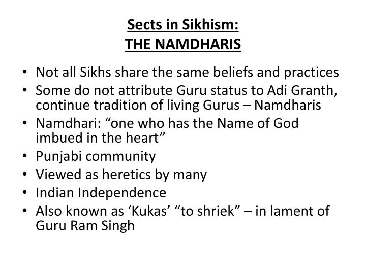 Sikhism Sects