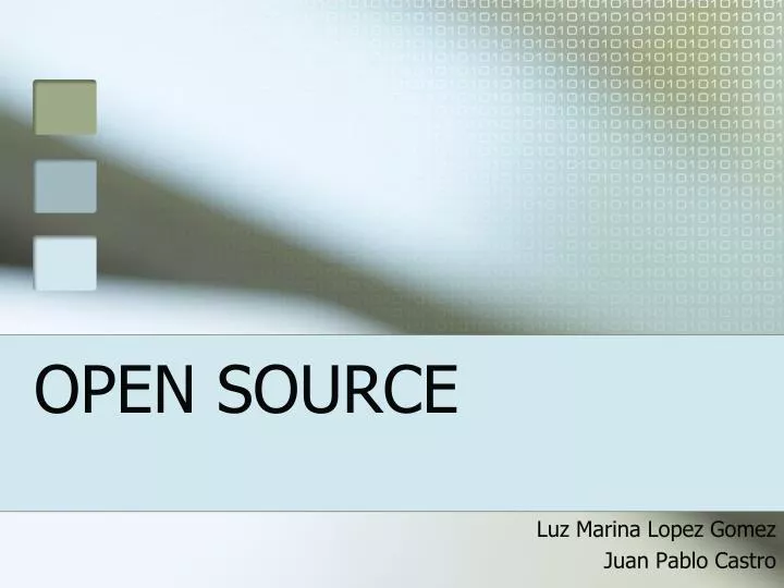 PPT - OPEN SOURCE PowerPoint Presentation, free download - ID:2317930