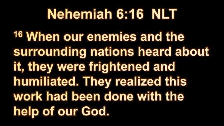 PPT - Nehemiah 6:15 NLT PowerPoint Presentation - ID:2318453