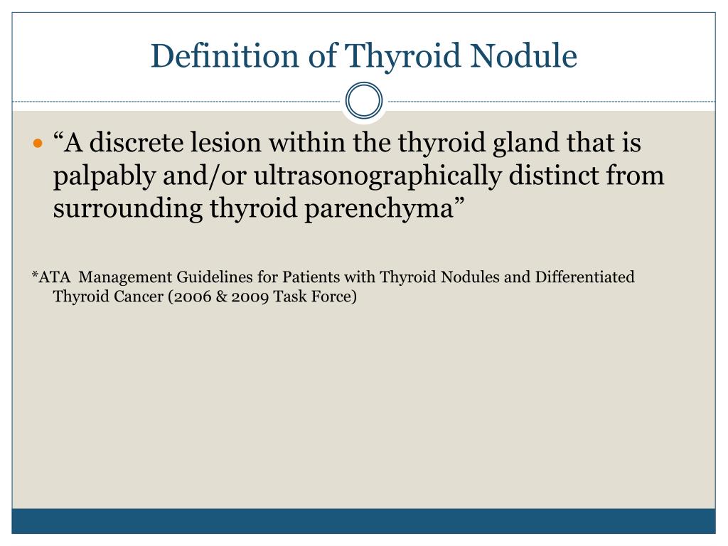 Ppt Thyroid Nodules Powerpoint Presentation Free Download Id 2318535