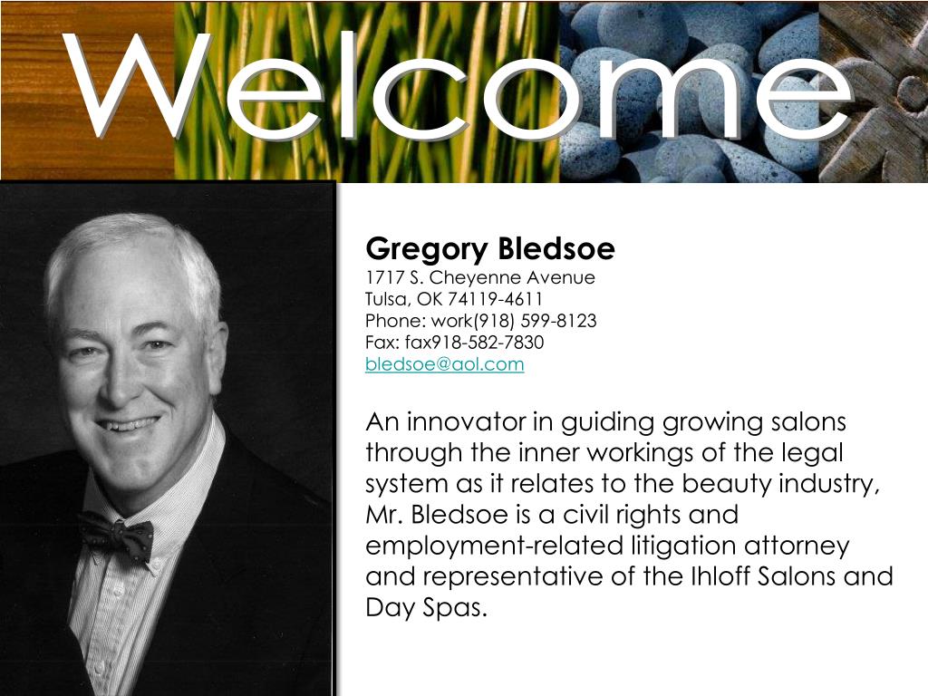PPT - Gregory Bledsoe 1717 S. Cheyenne Avenue Tulsa, OK 74119-4611 ...