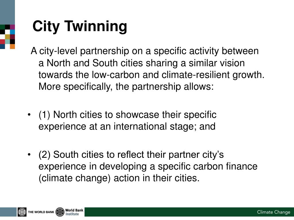 PPT - Cities and Carbon Finance- CFCB and City Twinning PowerPoint ...