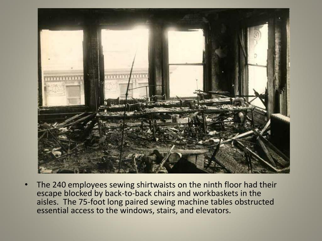 PPT - Triangle Shirtwaist Factory Fire: The Fire That Changed America ...