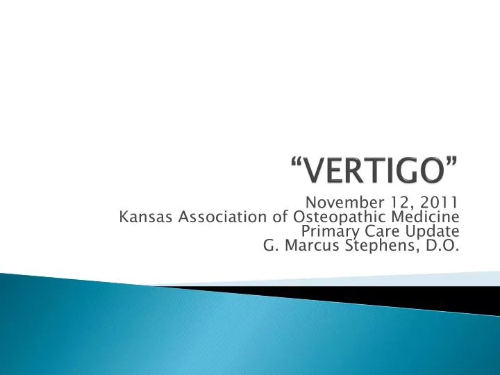 PPT - “VERTIGO” PowerPoint Presentation, free download - ID:2318851