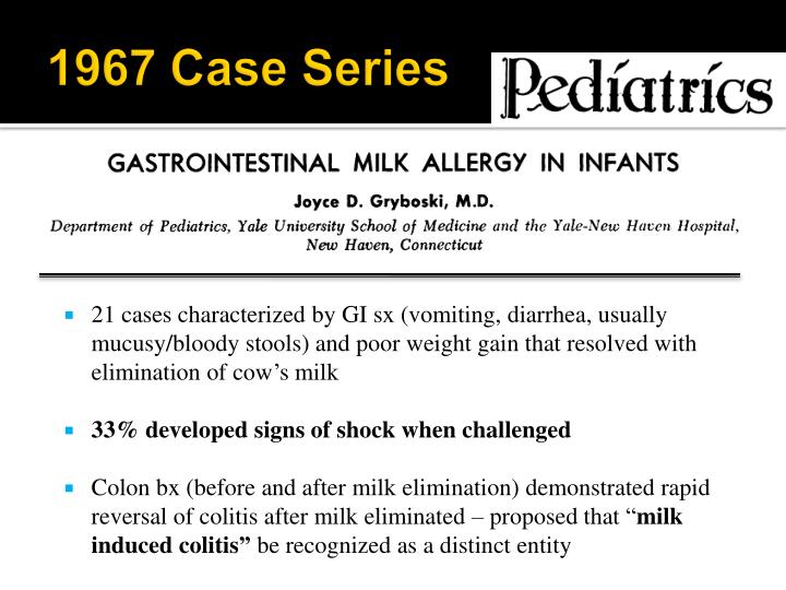 PPT - Food Protein Induced Enterocolitis Sydrome (FPIES) PowerPoint ...