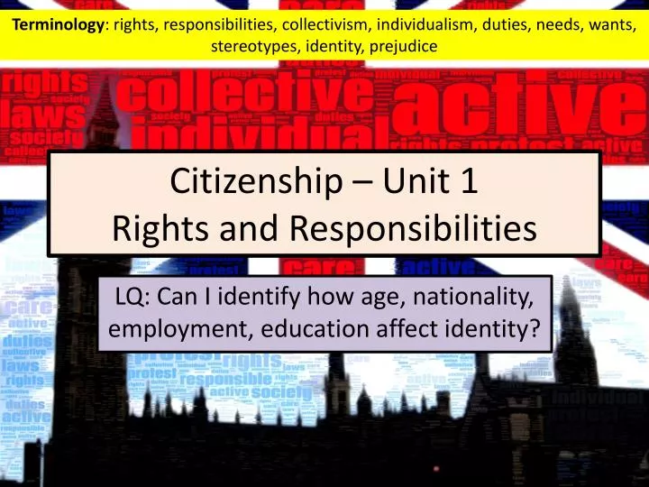 PPT - Citizenship – Unit 1 Rights and Responsibilities PowerPoint ...