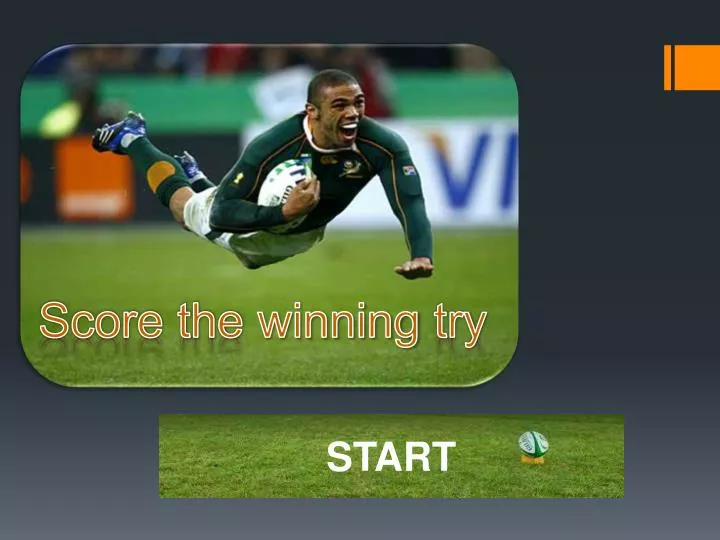PPT - Score the winning try PowerPoint Presentation, free download - ID ...