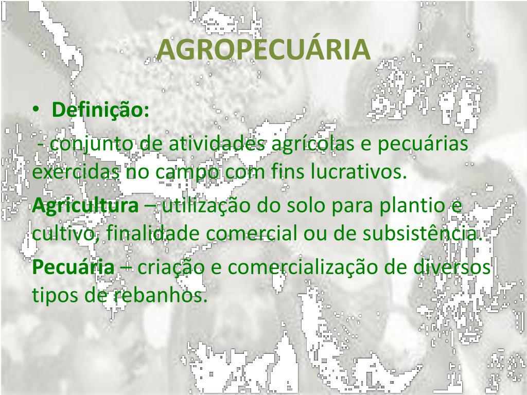 PPT - AGROPECUÁRIA BRASILEIRA PowerPoint Presentation, free download ...
