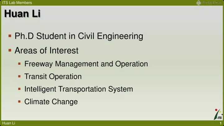 PPT - Huan Li PowerPoint Presentation, free download - ID:2320297