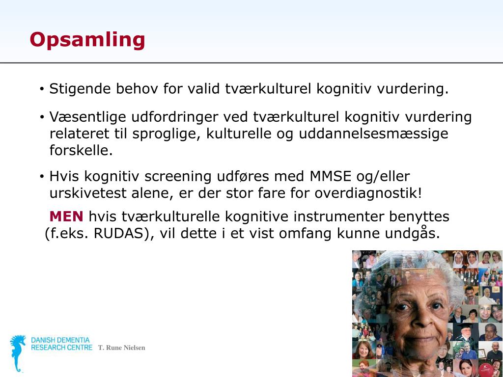 PPT - T. Rune Nielsen, neuropsykolog, Ph.D . Nationalt Videnscenter for ...