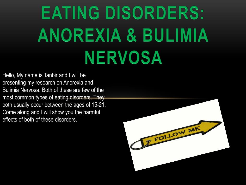 Ppt Eating Disorders Anorexia And Bulimia Nervosa Powerpoint
