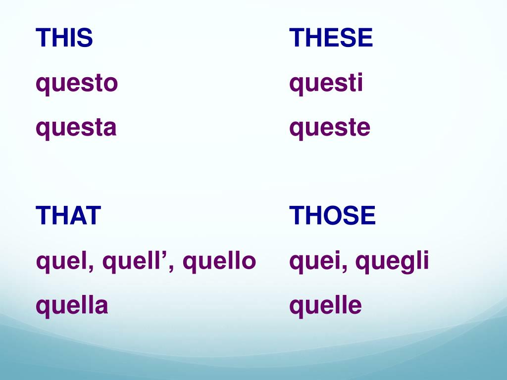 PPT - Italiano 1 L’esercizio 1 30/1/14 PowerPoint Presentation, free ...