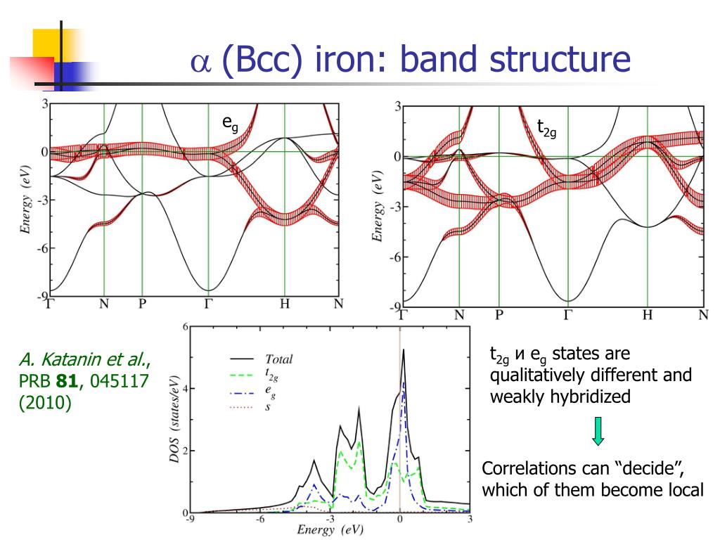 PPT - Effects of electronic correlations in iron and iron pnictides ...