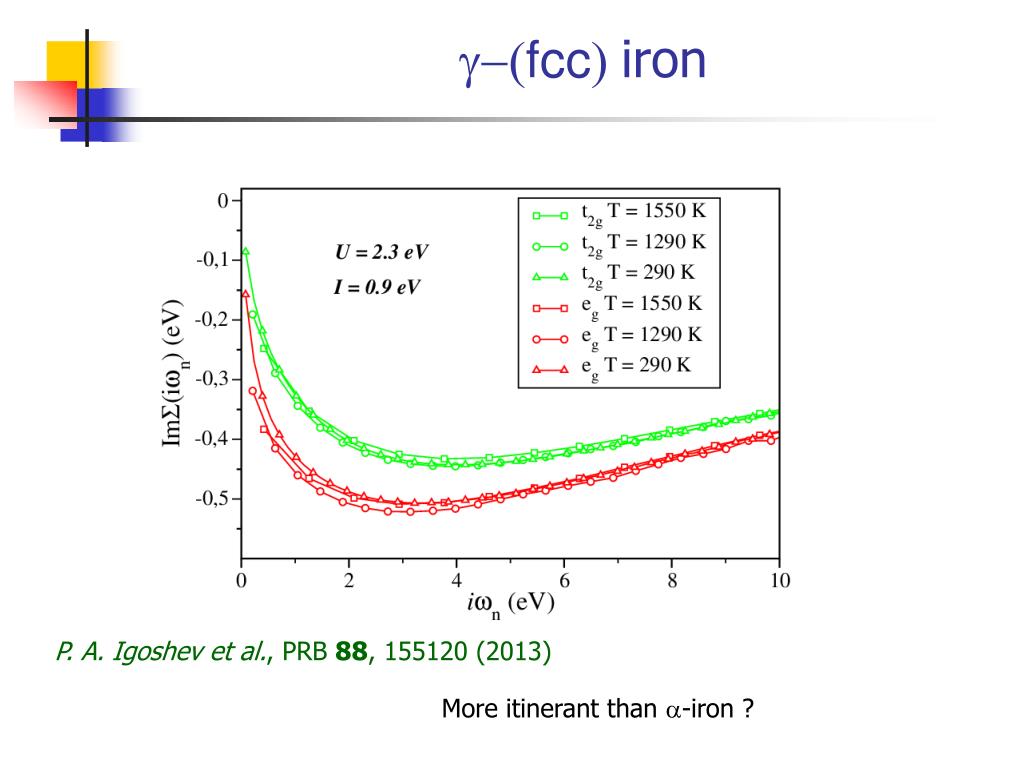 PPT - Effects of electronic correlations in iron and iron pnictides ...