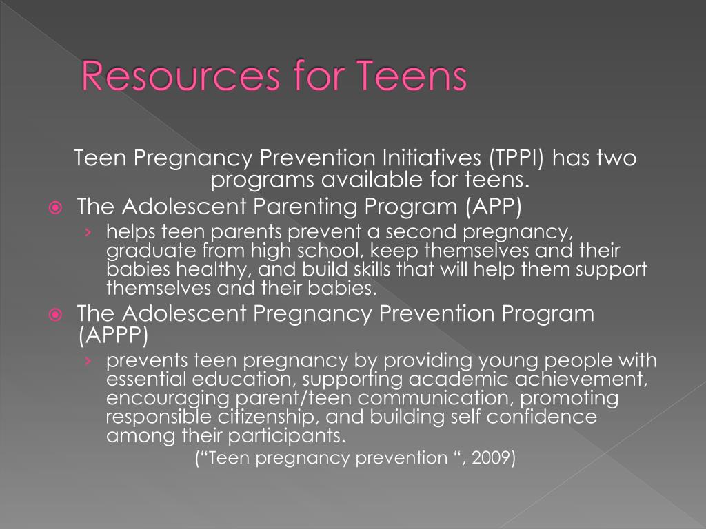 PPT - Teen Pregnancy and Parenting PowerPoint Presentation, free ...
