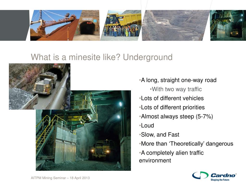 PPT - Traffic Management at Mine Sites Jacob Martin Senior Transport ...