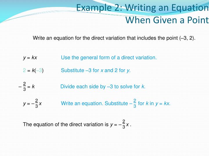 PPT - §5.2 Direct Variation PowerPoint Presentation - ID:2321456