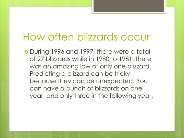 PPT - Blizzards PowerPoint Presentation - ID:2321483
