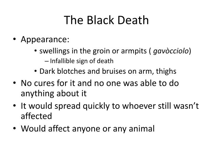 PPT - Black Death Florence - Boccaccio PowerPoint Presentation - ID:2322104