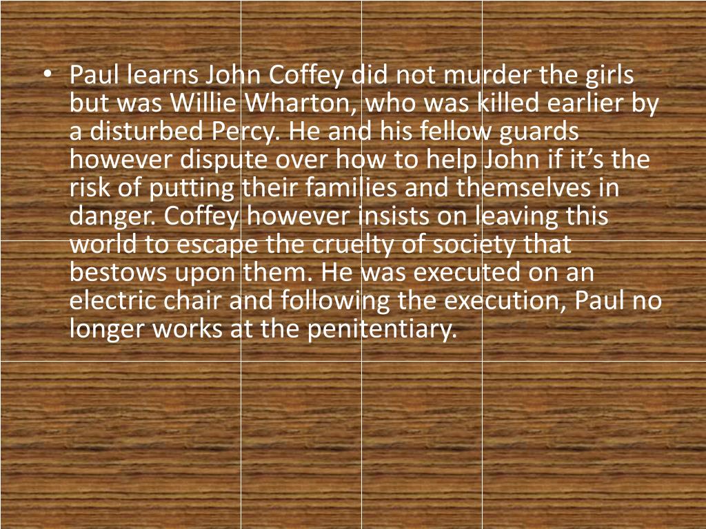 PPT - The Green Mile: Coffey on the Mile (Vol. 6) Stephen King ...