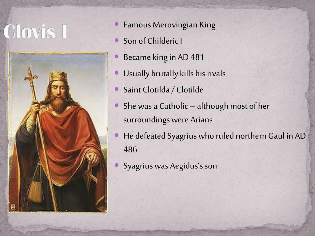 PPT - The Frankish Kings (Clovis – Charlemagne) and Rise of The Holy ...