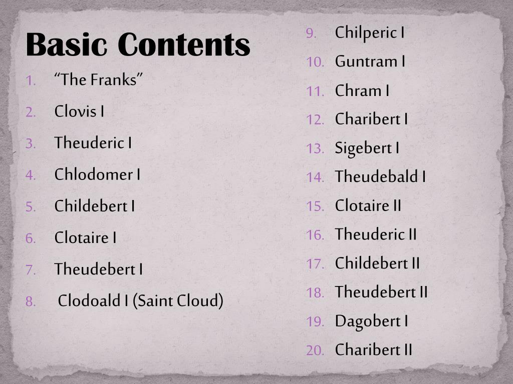 PPT - The Frankish Kings (Clovis – Charlemagne) and Rise of The Holy ...