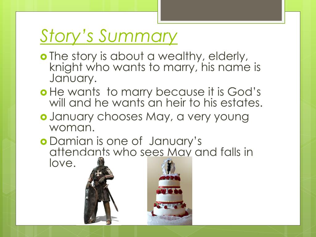 PPT - The Merchant’s Tale A Moral Tale January & May PowerPoint ...