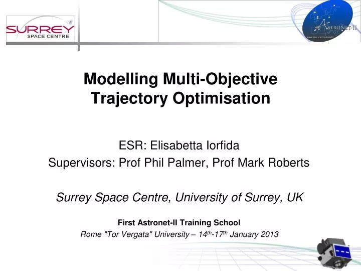 PPT - Modelling Multi-Objective Trajectory Optimisation PowerPoint ... PPT - Modelling Multi-Objective Trajectory Optimisation PowerPoint ...