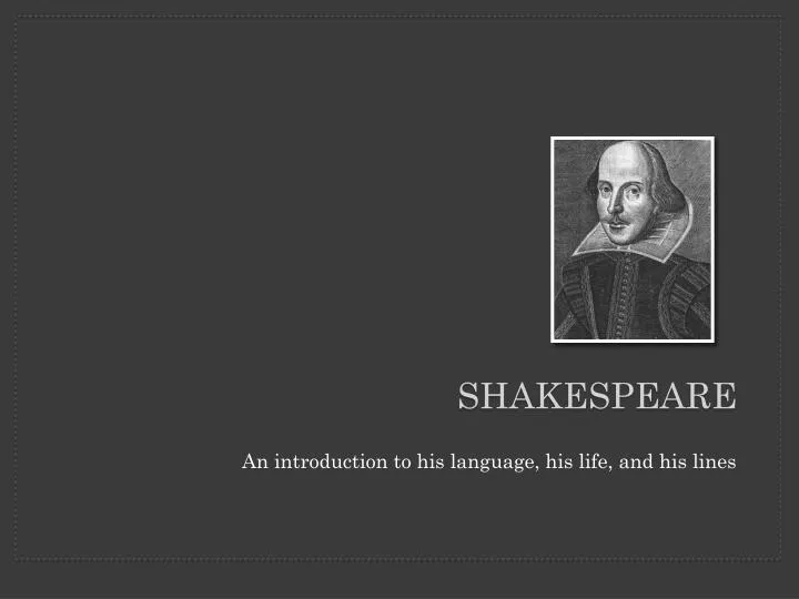 PPT - Shakespeare PowerPoint Presentation, free download - ID:2323236