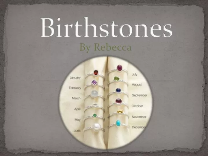 PPT - Birthstones PowerPoint Presentation, free download - ID:2323482