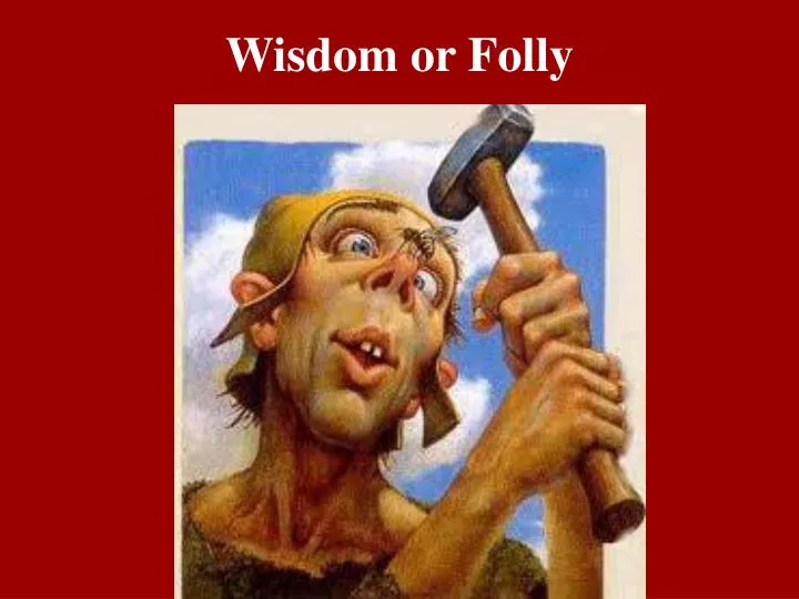 PPT - Wisdom or Folly PowerPoint Presentation, free download - ID:2323548