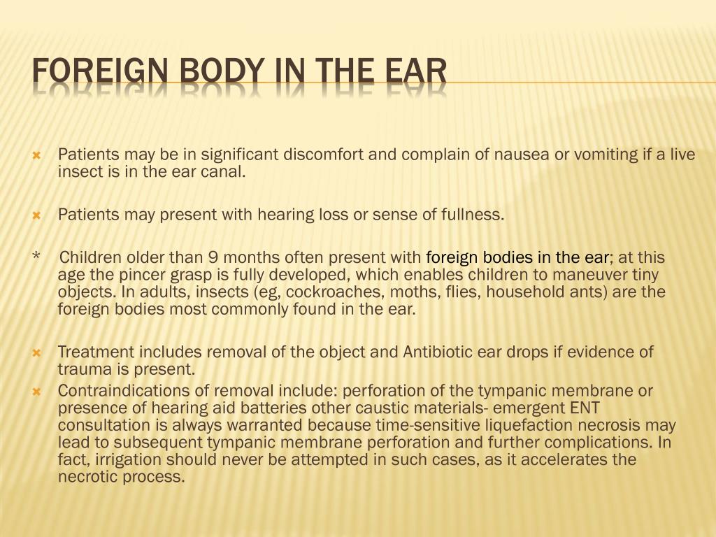 PPT - Otorhinolaryngology Disorders of the Ear, nose and throat ...