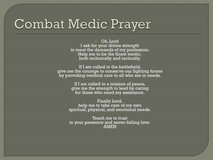 PPT - Combat Medic’s PowerPoint Presentation - ID:2323726
