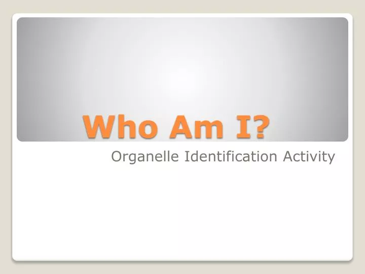 PPT - Who Am I? PowerPoint Presentation, free download - ID:2324062
