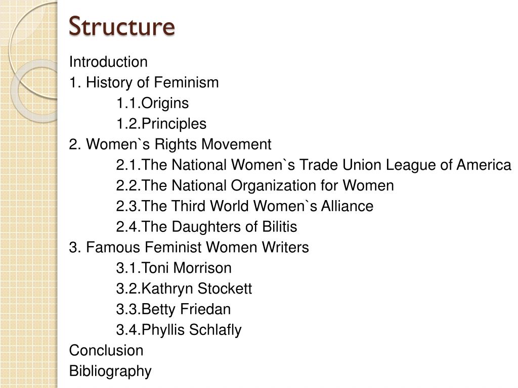 PPT - Feminism and American Women Writers of the 20th Century ...
