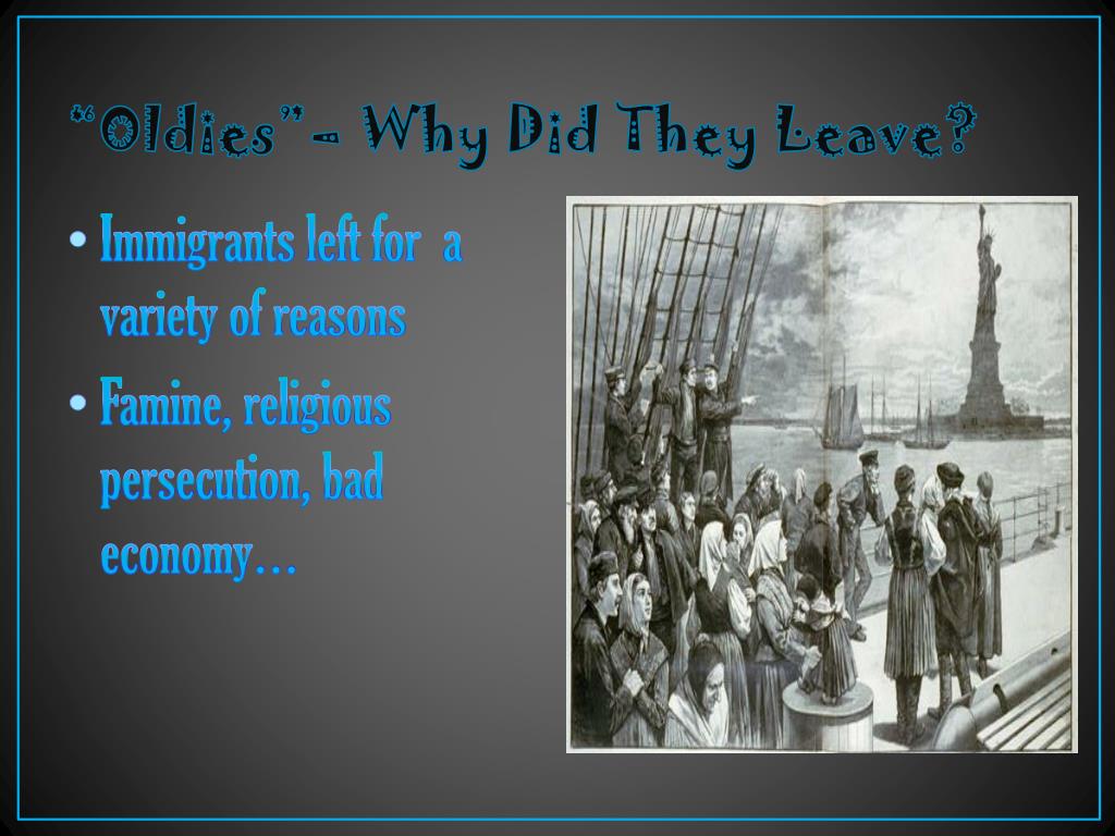 PPT - Old Immigration & New Immigration : WHATS THE DIFFERENCE ...