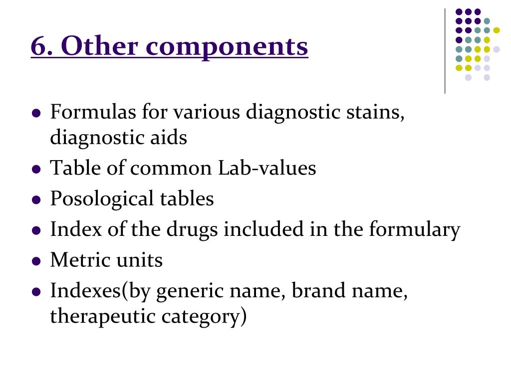 PPT - Hospital Drug Formulary PowerPoint Presentation, free download ...