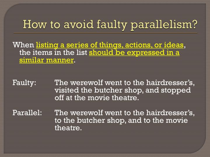 PPT - Faulty Parallelism PowerPoint Presentation - ID:2325906
