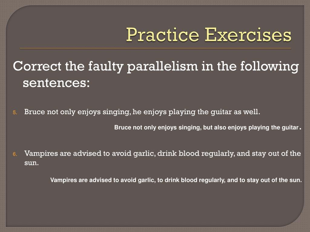 Faulty Parallelism Exercises Faulty Parallelism Exercises