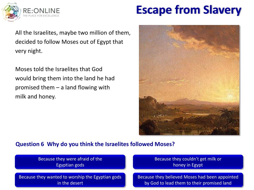 PPT - RE:ONLINE Banquet Escape from Slavery! PowerPoint Presentation ...