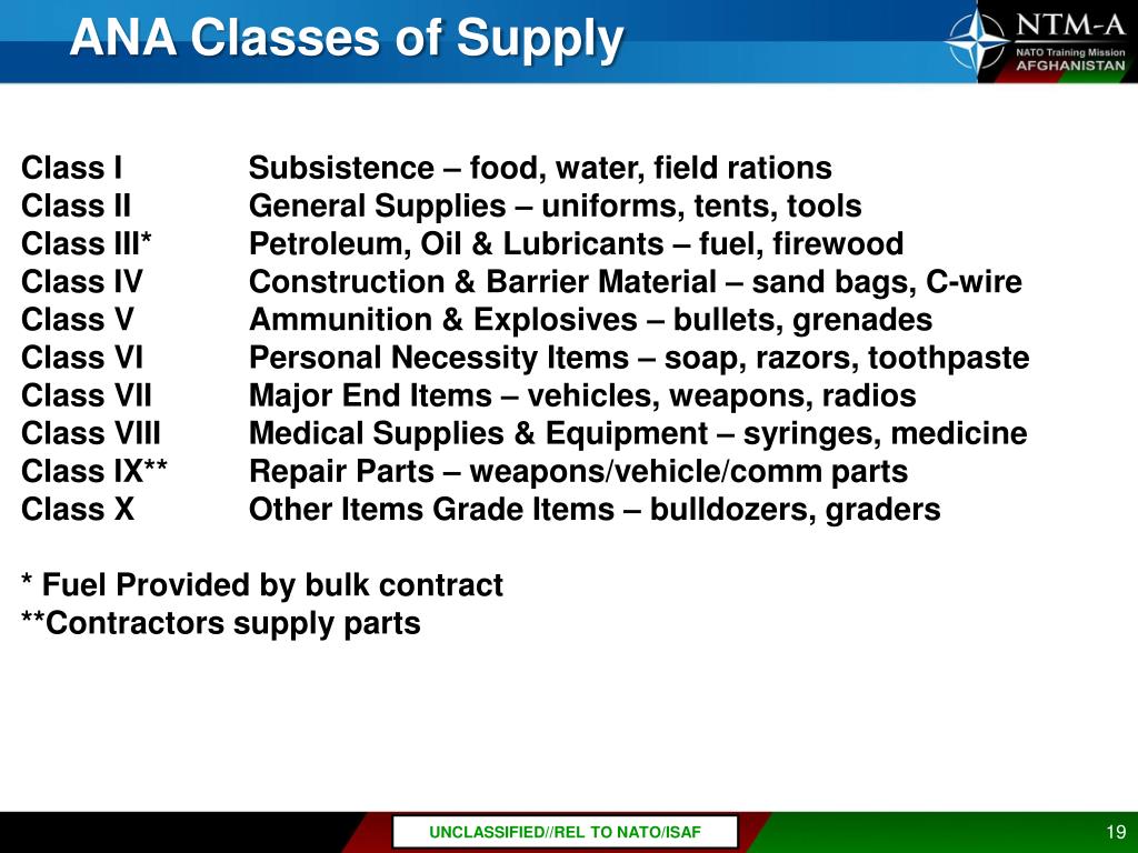 PPT - Afghan National Army (ANA) Logistics Processes PowerPoint ...