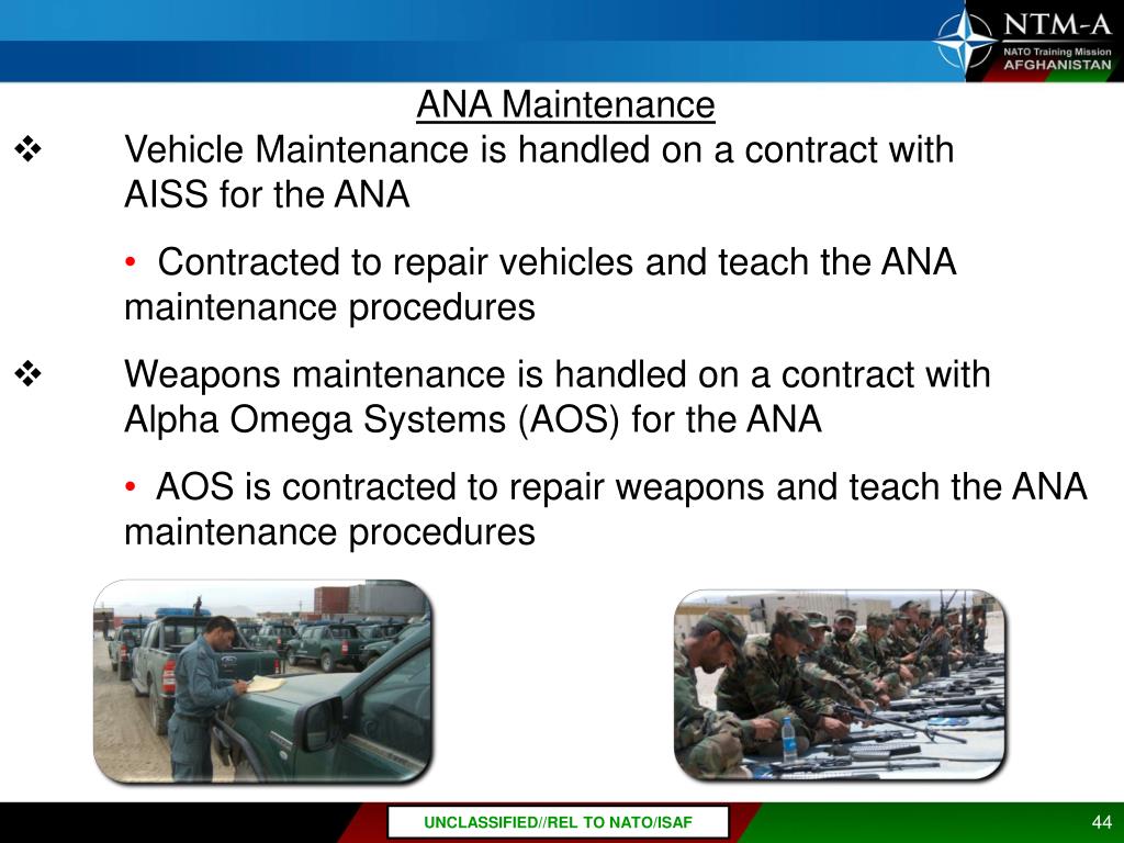 PPT - Afghan National Army (ANA) Logistics Processes PowerPoint ...