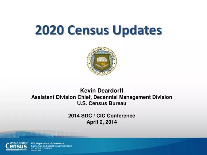 PPT - 2020 Census Updates PowerPoint Presentation, free download - ID ...