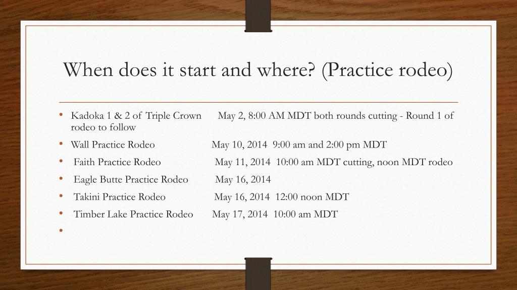 PPT - Newell High School Rodeo Club PowerPoint Presentation, free ...