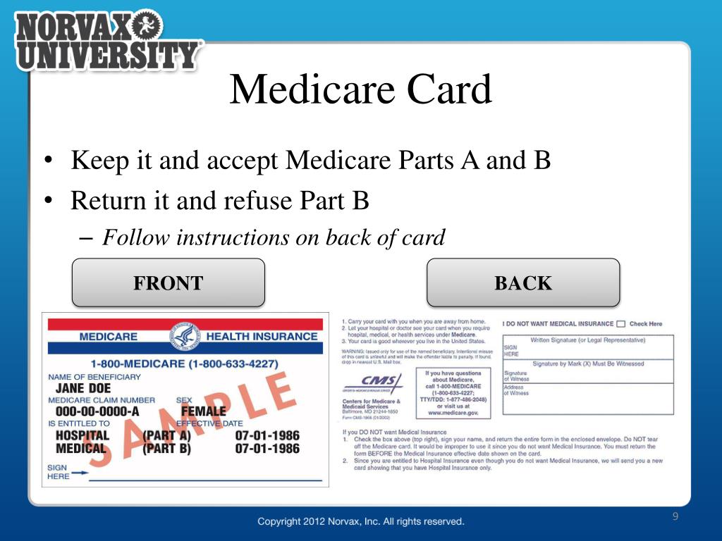 PPT - Norvax University Online Training: Medicare 101: Introduction to ...