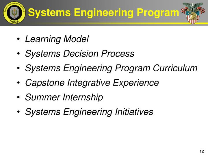 PPT - Systems Engineering at West Point PowerPoint Presentation - ID ...