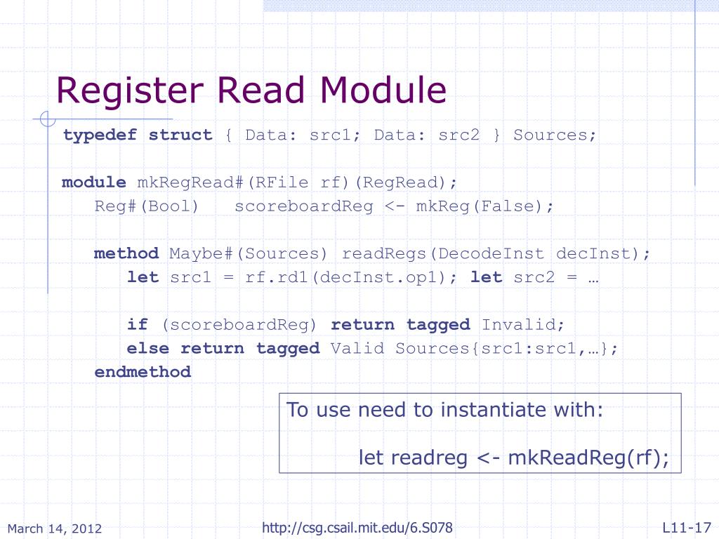 PPT - Computer Architecture: A Constructive Approach Six Stage Pipeline ...